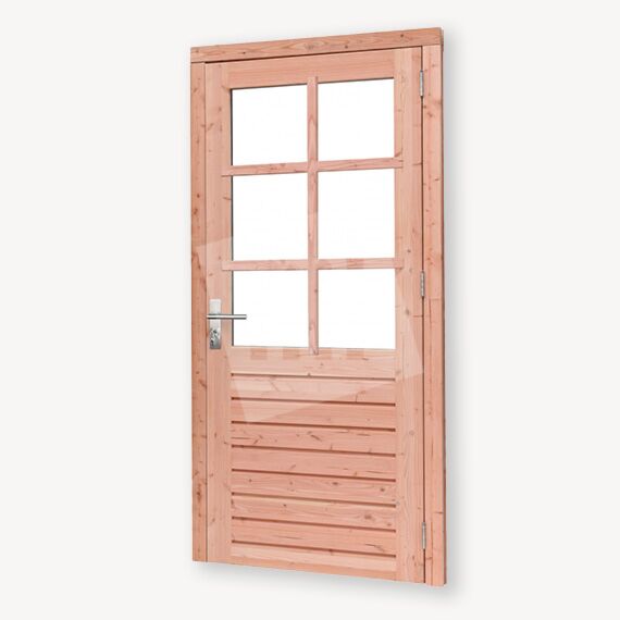 Tuinhuis deur | 6-ruits | Tuinafscheiding.nl