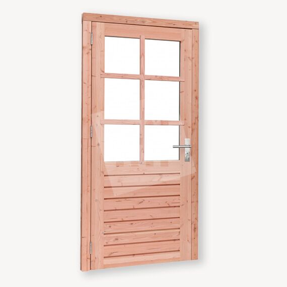 Tuinhuis deur | 6-ruits | Tuinafscheiding.nl
