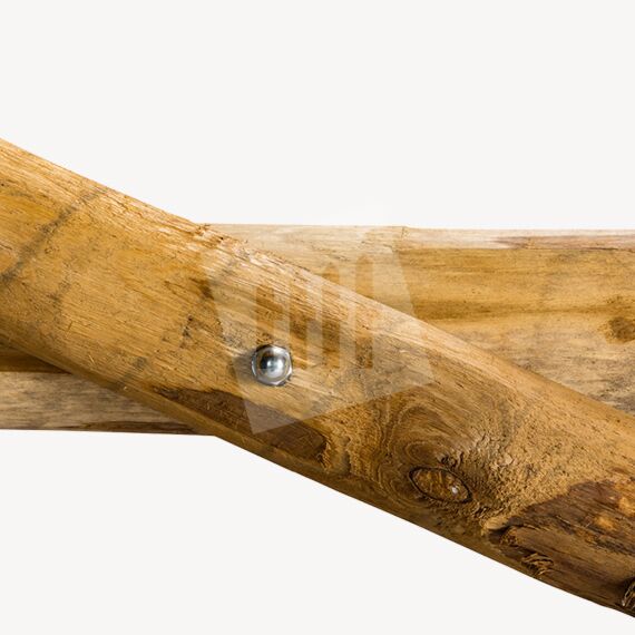 Kastanje rondhout poort | Tuinafscheiding.nl