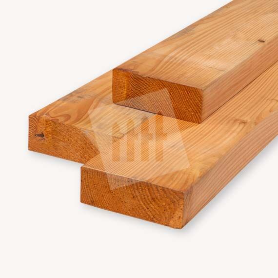 Douglas balk | geschaafd | blank | 4,5x14,5 cm | Tuinafscheiding.nl