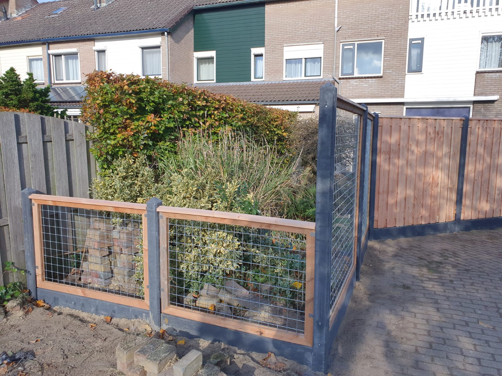 Gaaspaneel met rand | douglashout | blank | Tuinafscheiding.nl